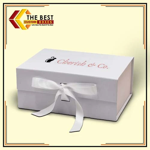 Custom White Rigid Boxes Or Packaging - TBCB